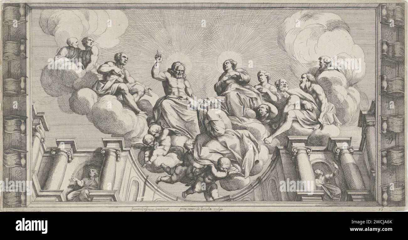 Received Petrus in heaven, Pietro Sante Bartoli, After Giovanni ...