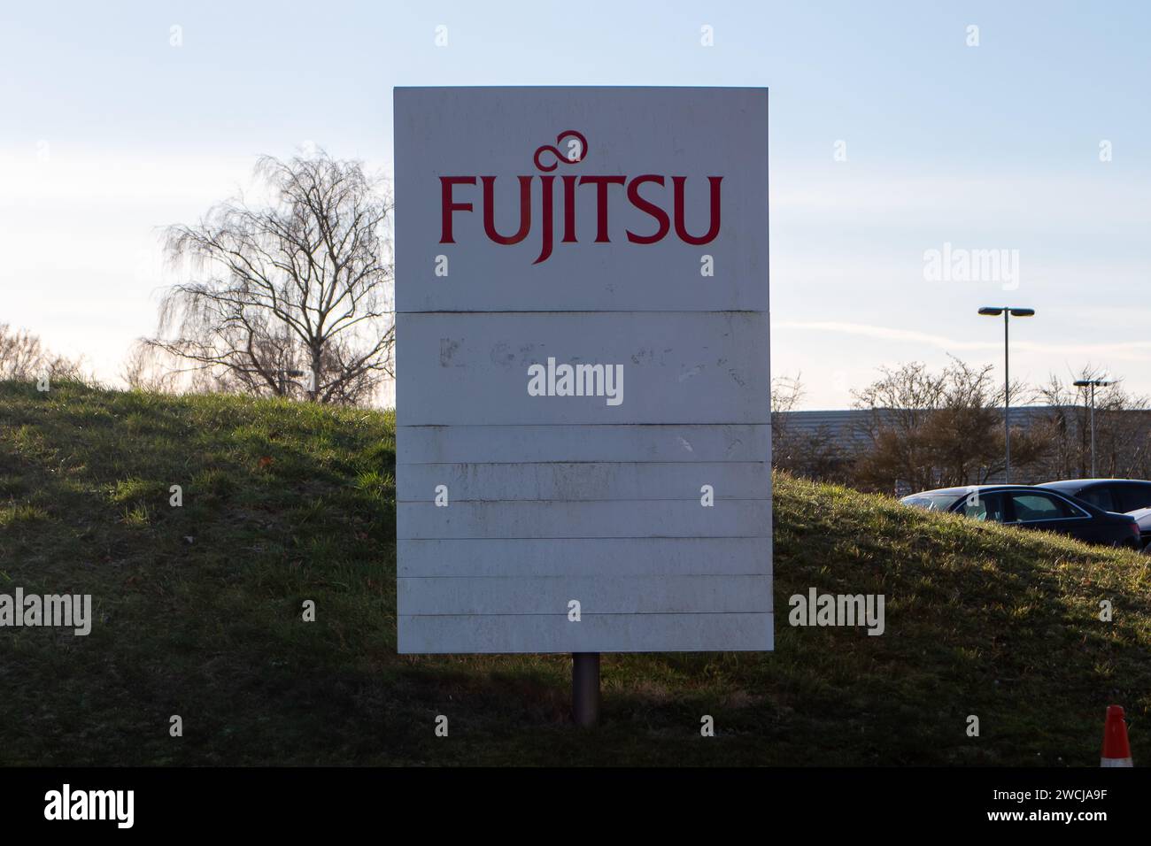 Bracknell, UK. 16th January, 2024. The Fujitsu Head Office in Bracknell ...