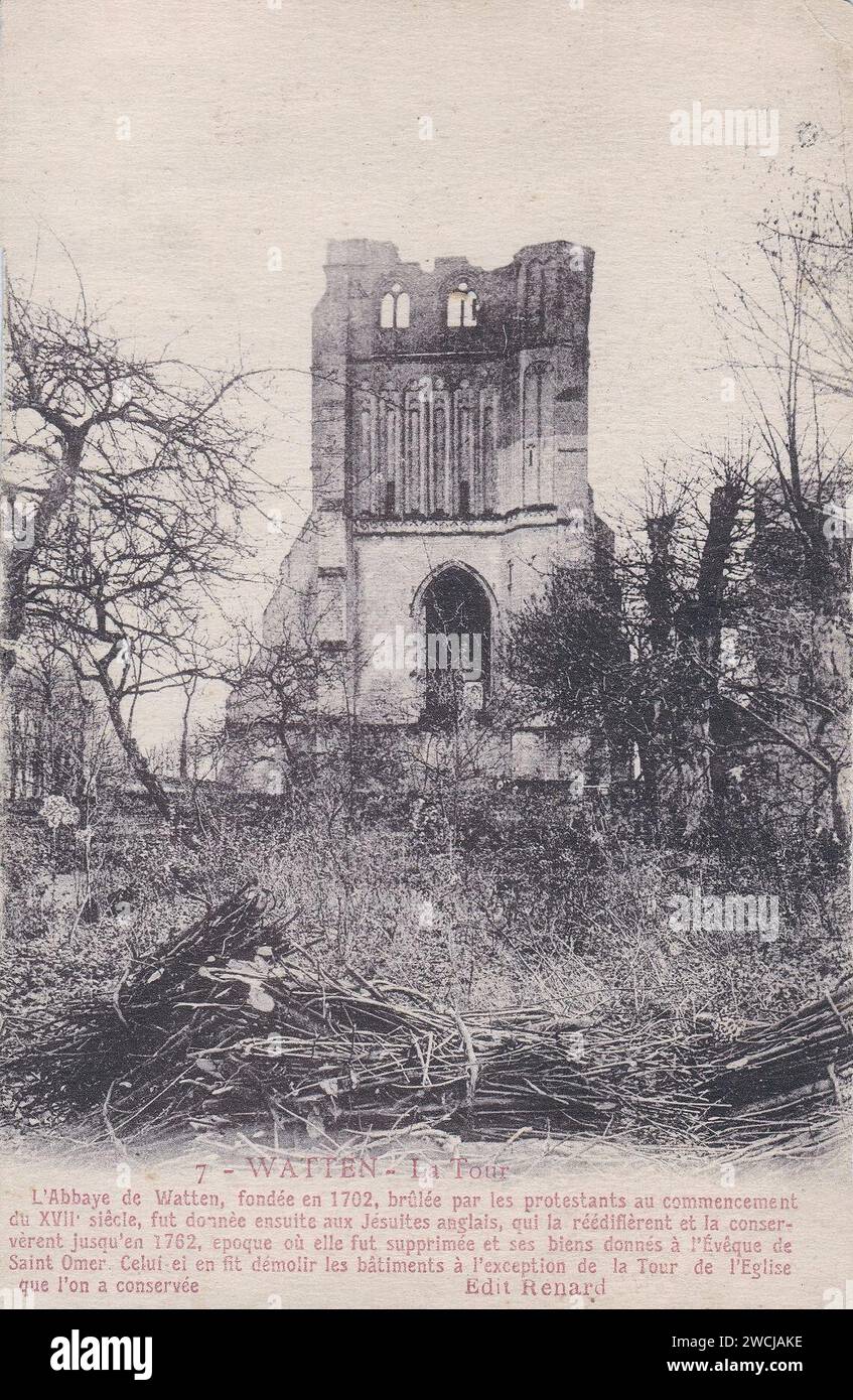 7 - Watten — La Tour. vº Stock Photo - Alamy