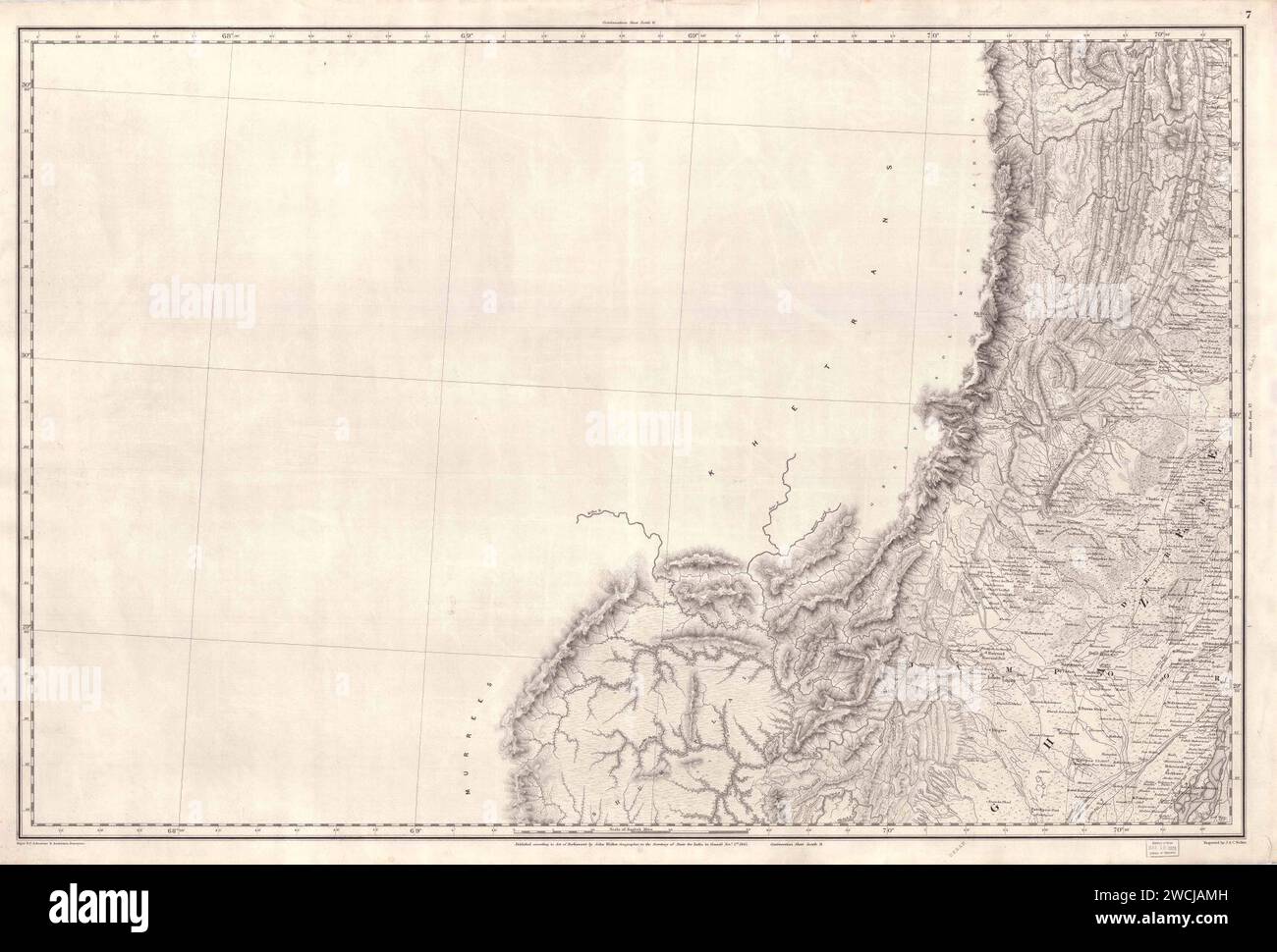7 Sheet Indian Atlas (1865 Stock Photo - Alamy