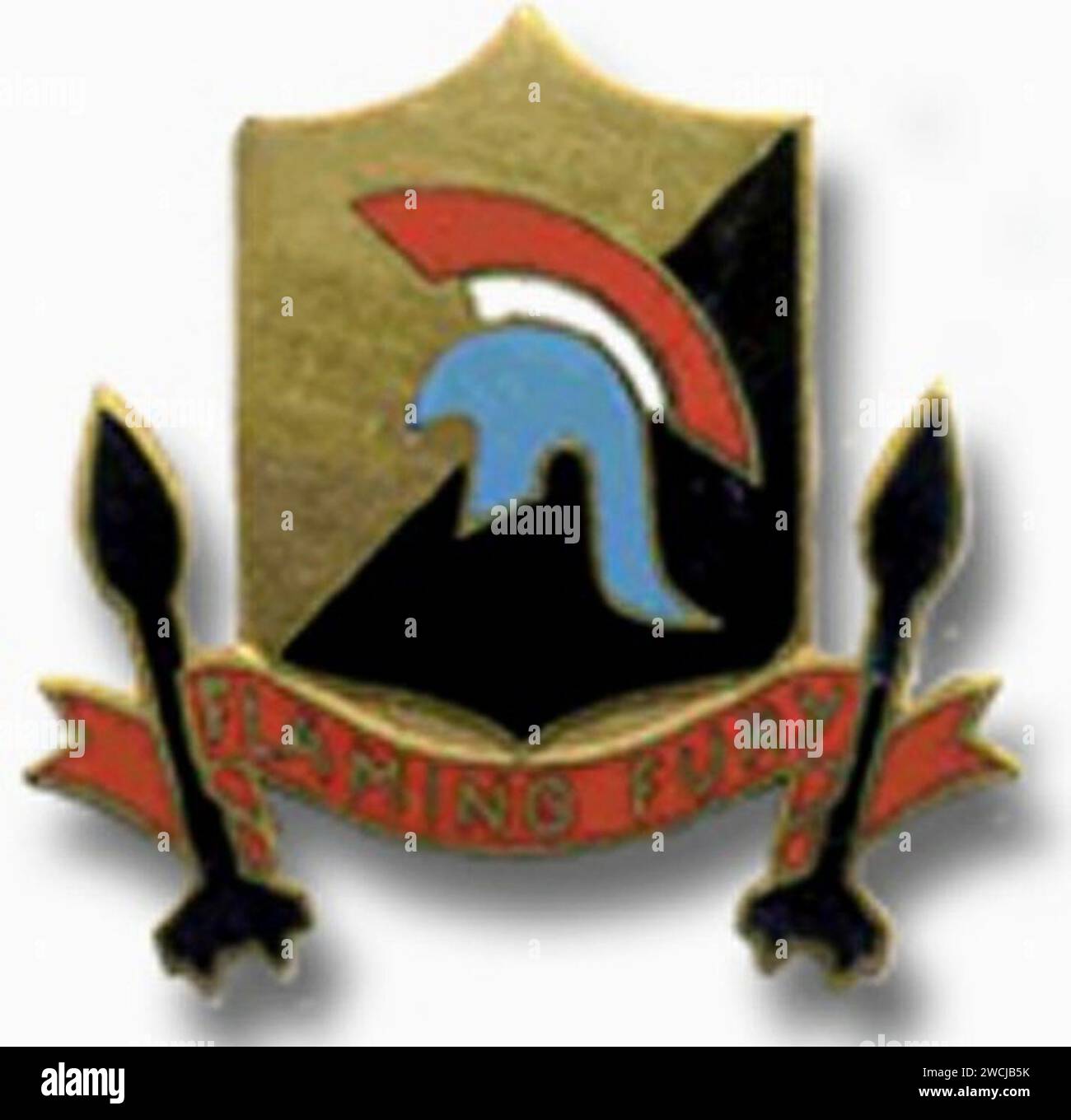 7th FA Rkt Battery crest Stock Photo - Alamy