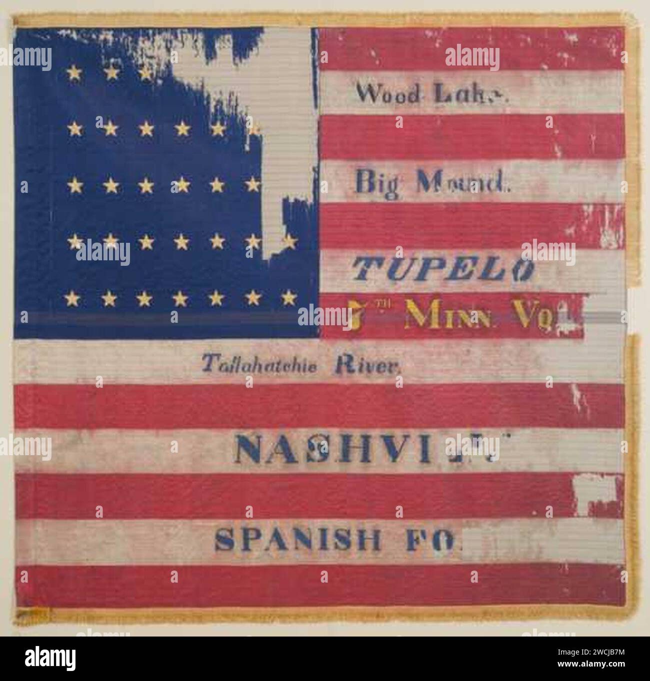7th Minnesota Infantry Regiment National Flag Stock Photo - Alamy