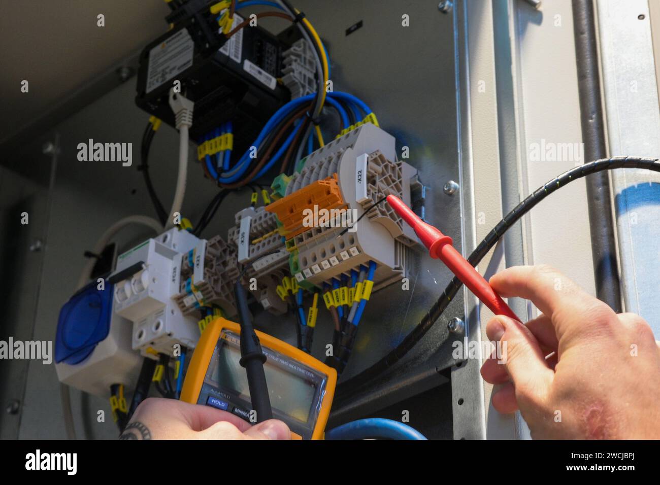 Electrical engineer testing fuse hi-res stock photography and images ...