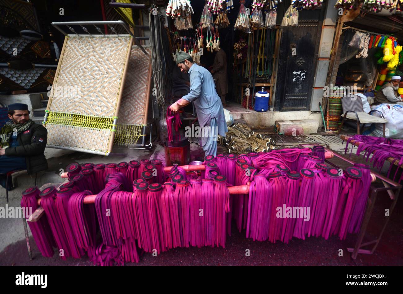 Peshawar, Peshawar, Pakistan. 16th Jan, 2024. Slingshot on sale at ...