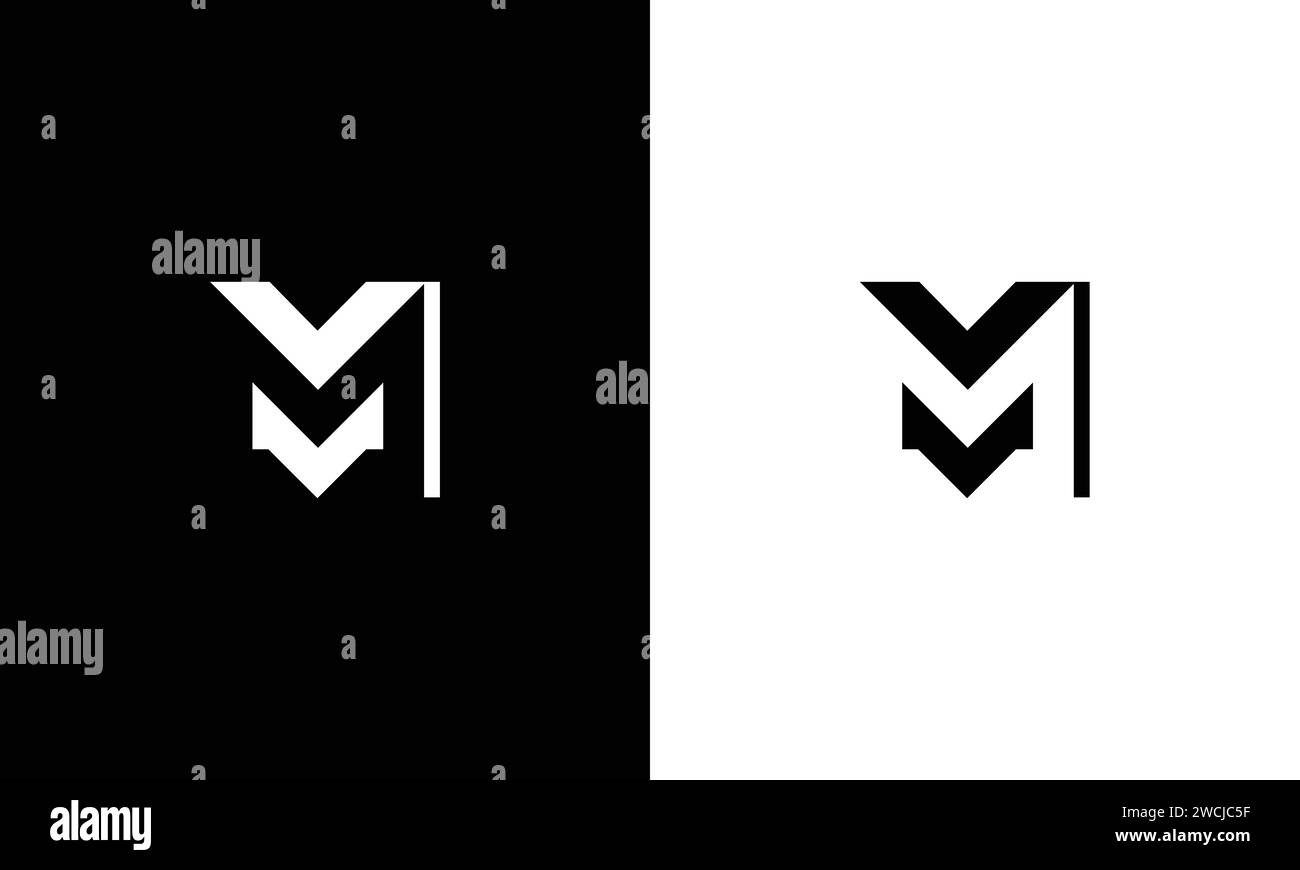 Alphabet letters Initials Monogram logo MM, M Logo Stock Vector Image ...