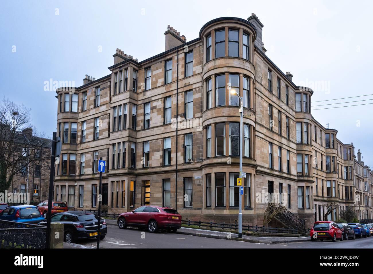 Saltoun Street tenement block scene of popular painting 'Windows in the ...