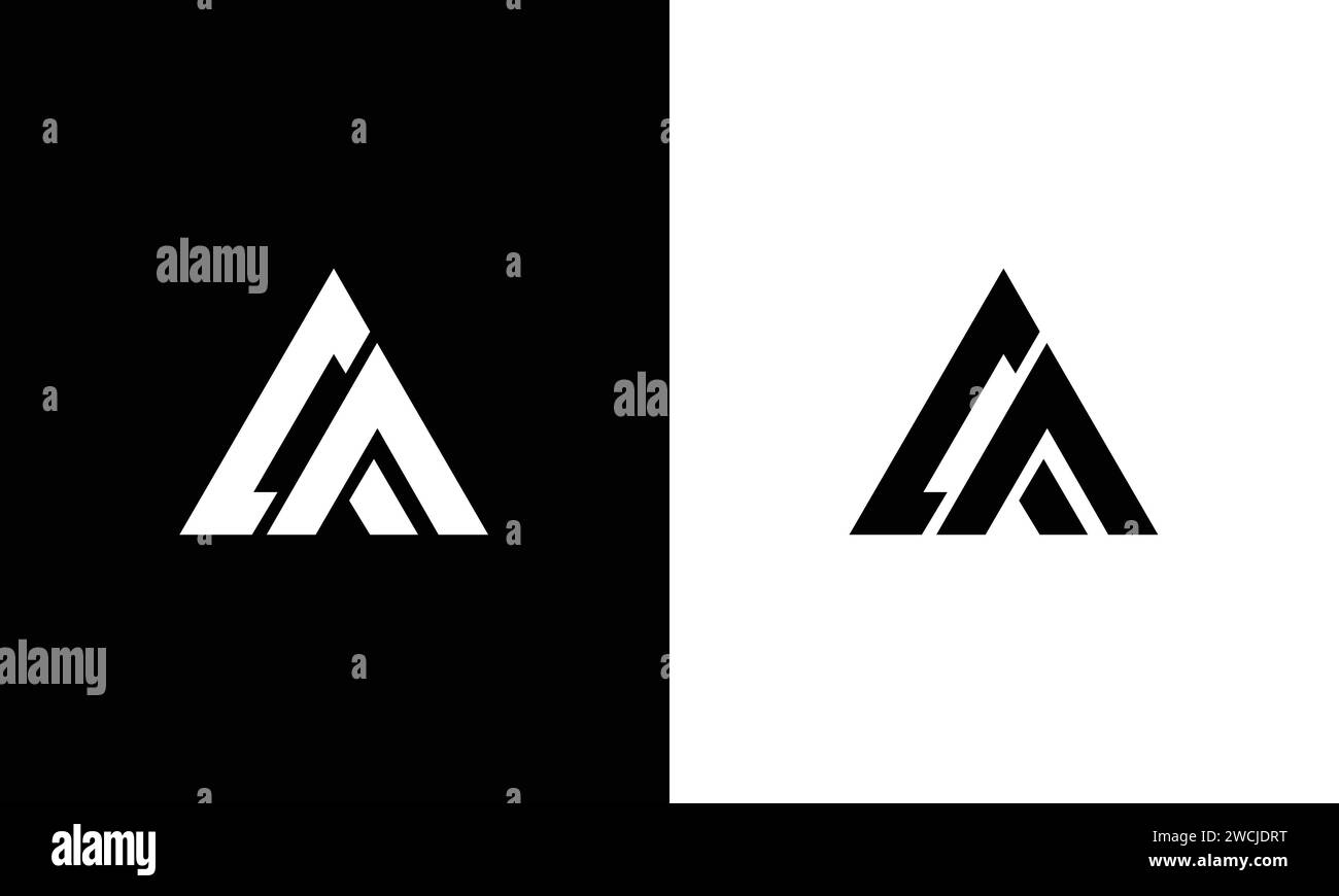 Letter aa logo hi-res stock photography and images - Alamy