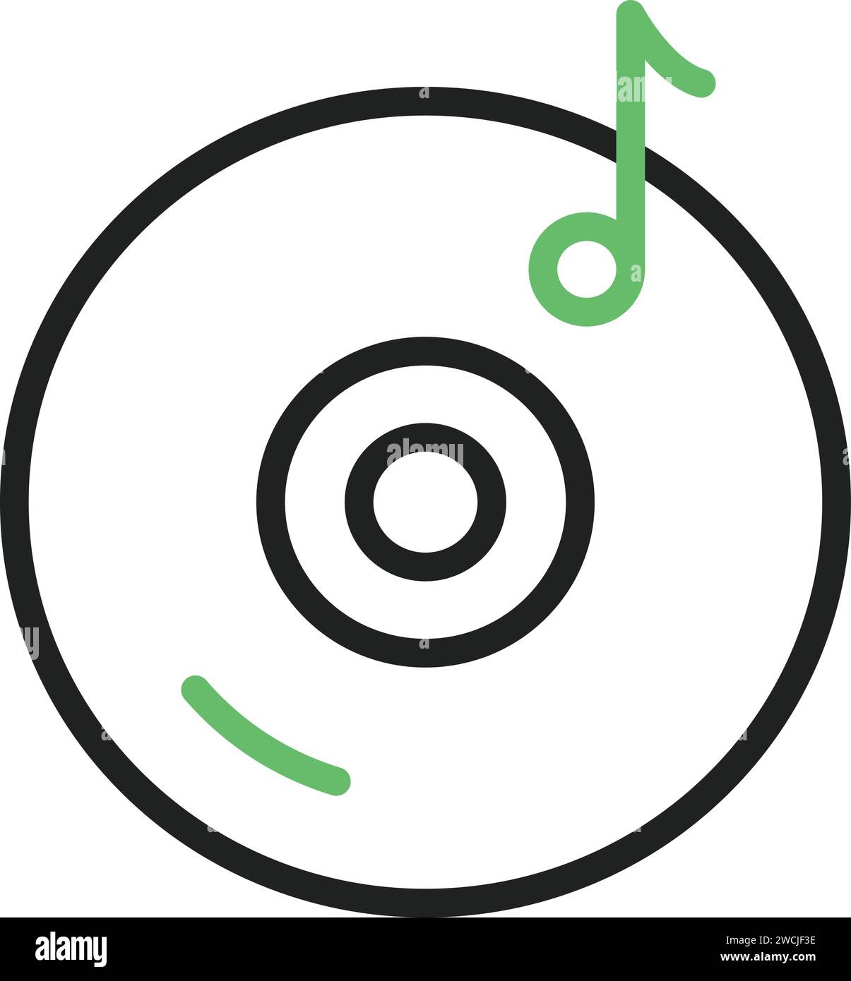 CD icon vector image Stock Vector Image & Art - Alamy