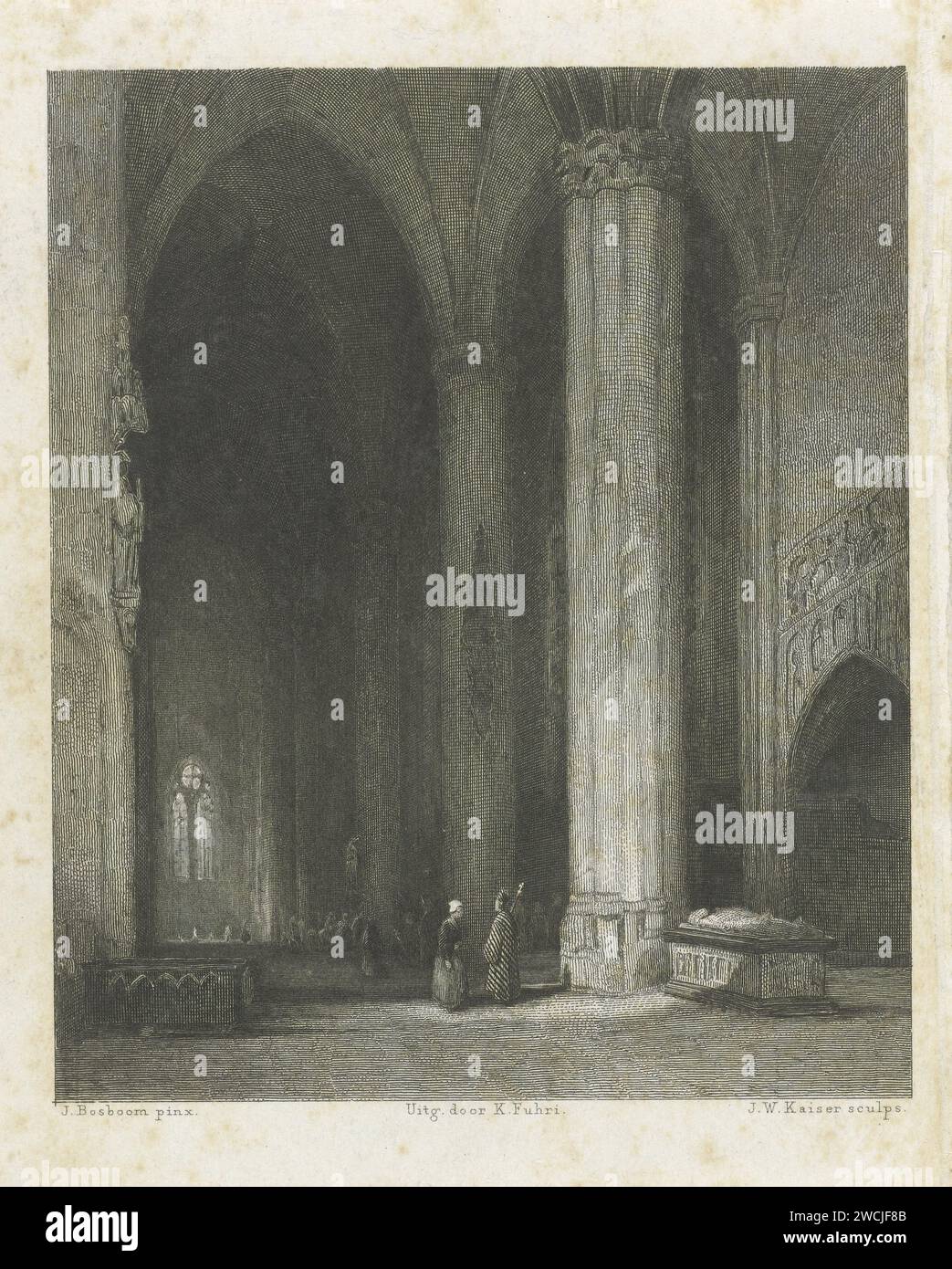 Dom van Keulen, Johann Wilhelm Kaiser (I), After Johannes Bosboom, 1848 ...