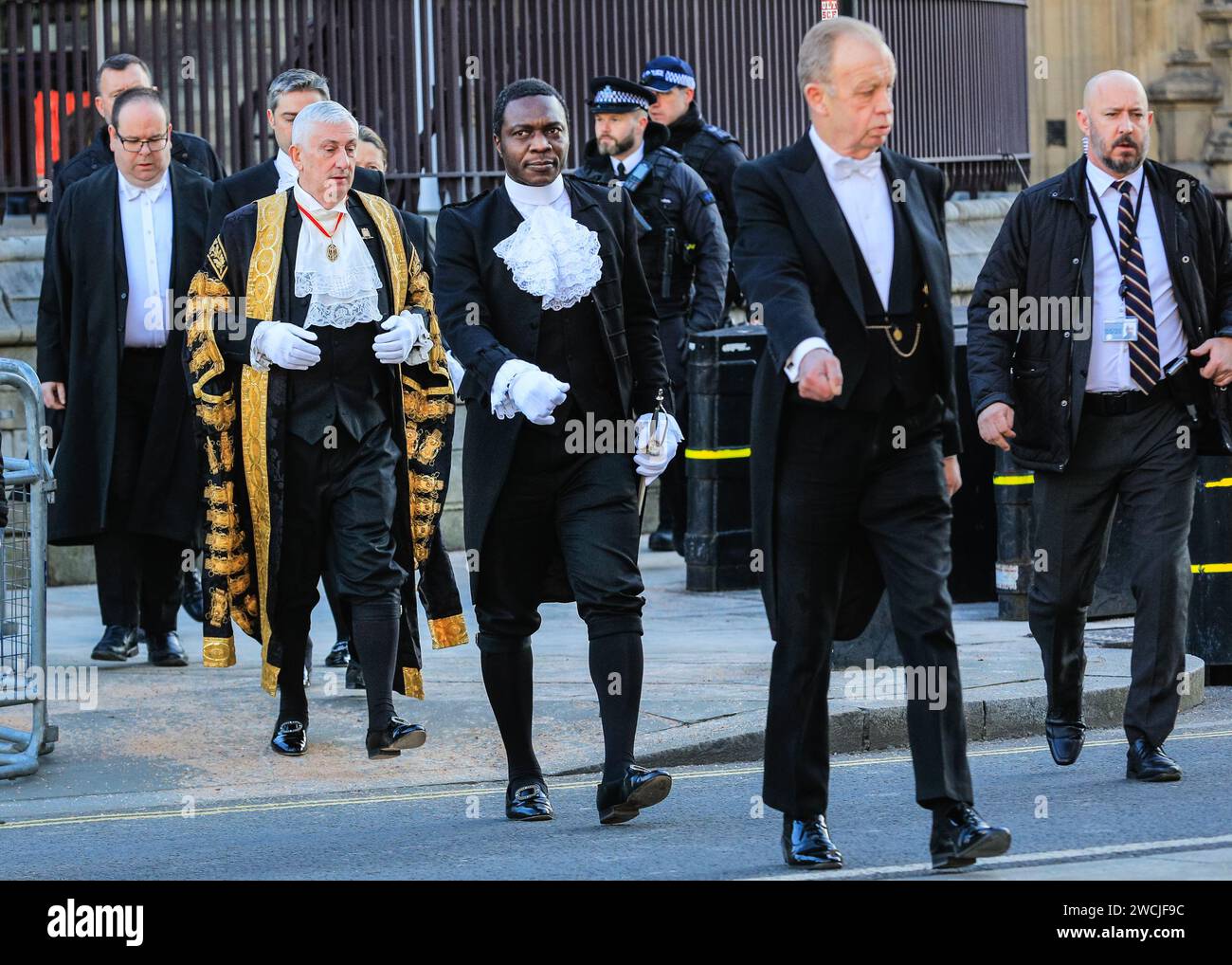 London, UK. 16th Jan, 2024. Sir Lindsay Hoyle, the current Speaker of ...