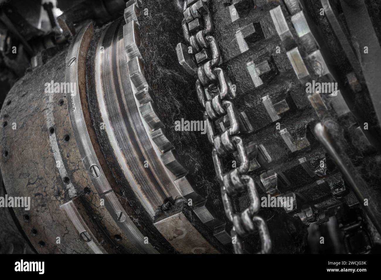 Textile machinery gear hi-res stock photography and images - Alamy