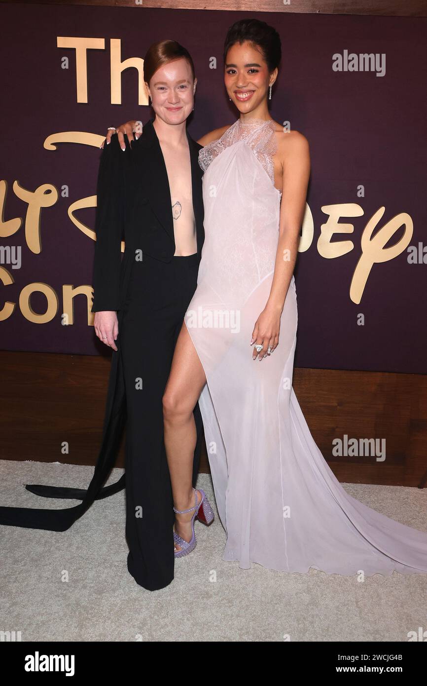 Los Angeles, Ca. 15th Jan, 2024. Liv Hewson and Jasmin Savoy Brown at The Walt Disney Company ...