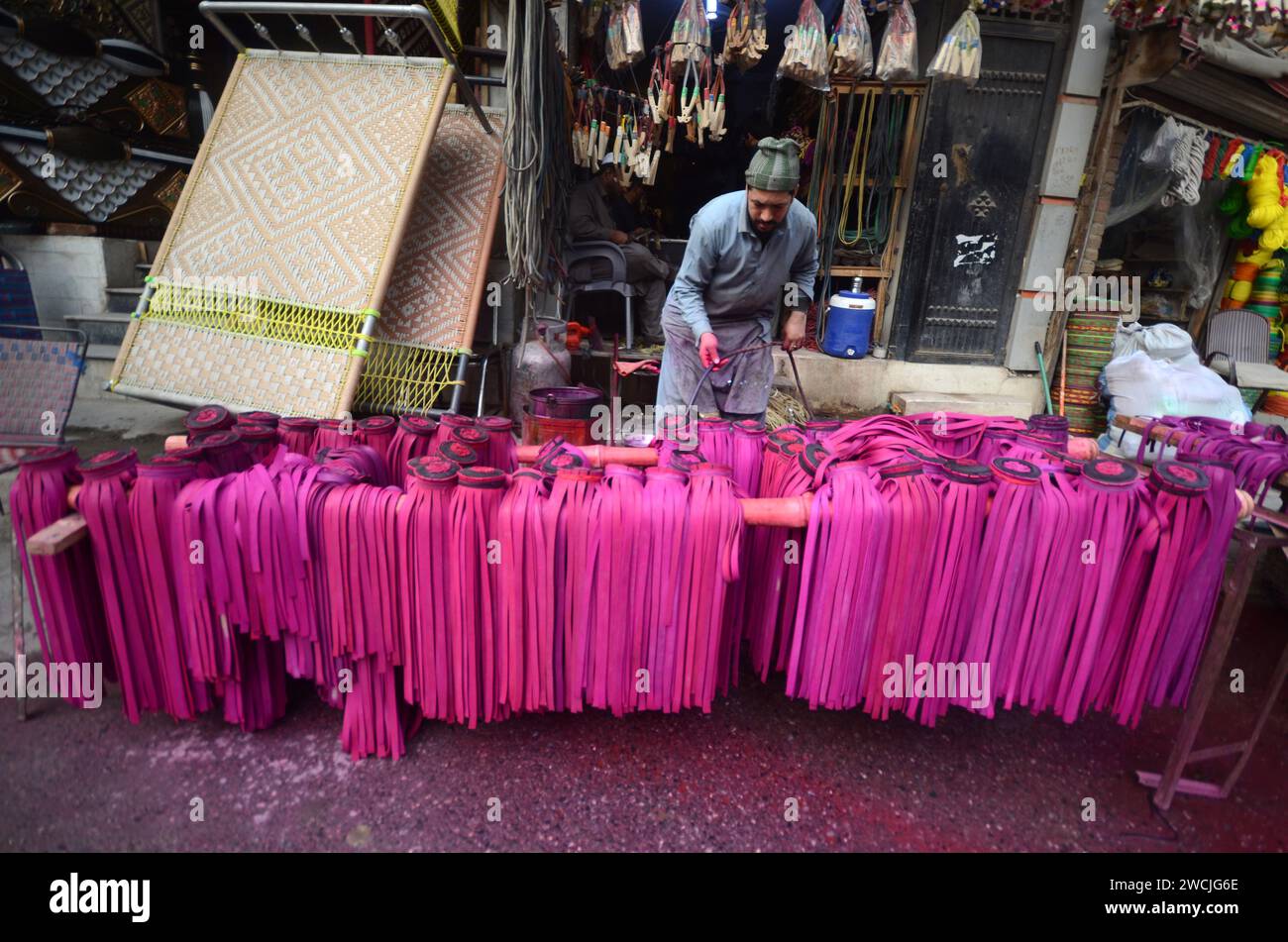 Peshawar, Peshawar, Pakistan. 16th Jan, 2024. Slingshot on sale at ...