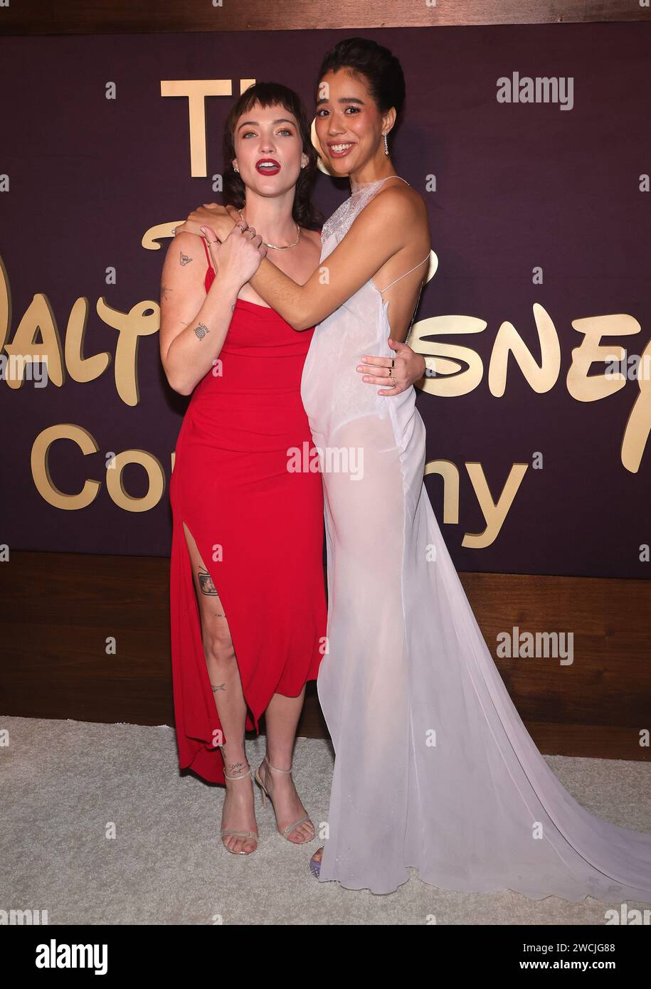 Los Angeles, Ca. 15th Jan, 2024. Violet Beane and Jasmin Savoy Brown at The Walt Disney Company ...