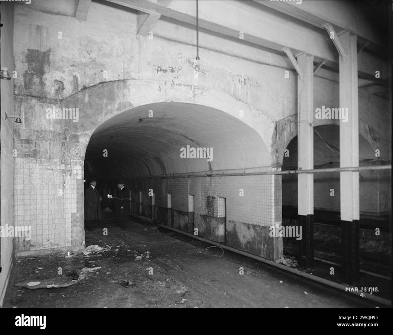 96th Street station before opening Stock Photo - Alamy