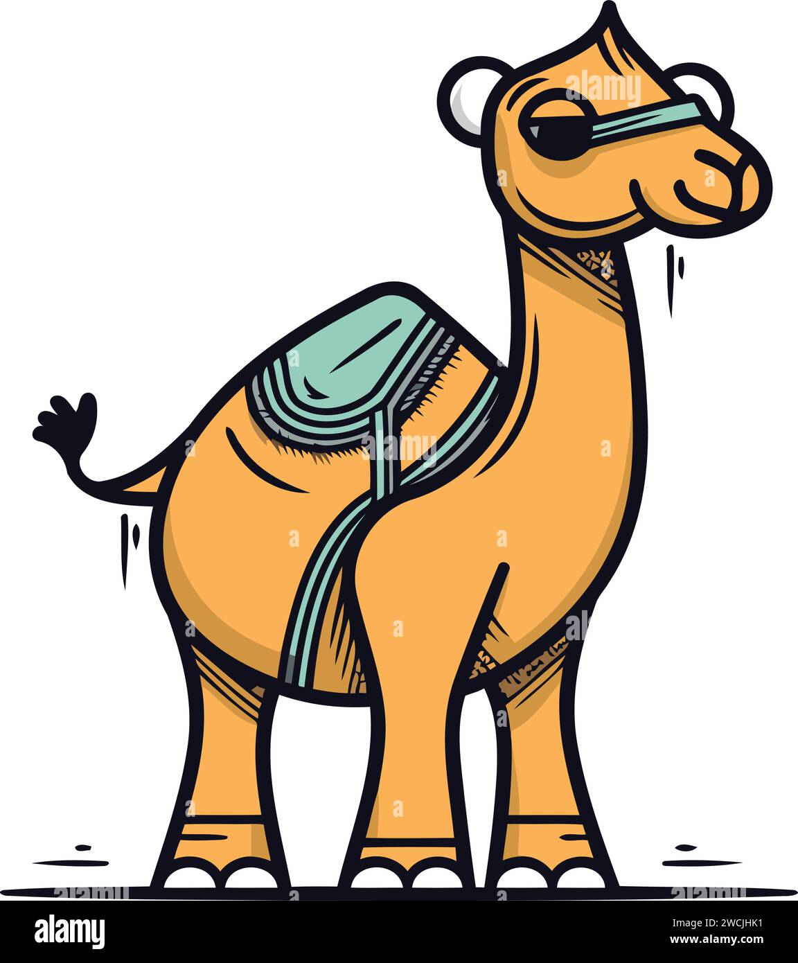 Cartoon camel Cut Out Stock Images & Pictures - Alamy