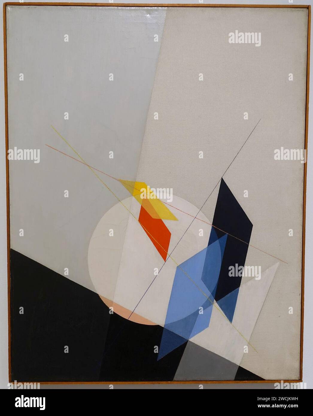 A 18, by Laszlo Moholy-Nagy, 1927, oil on canvas Stock Photo - Alamy