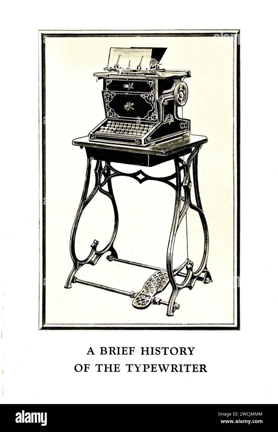 A Brief History of the Typewriter Stock Photo - Alamy