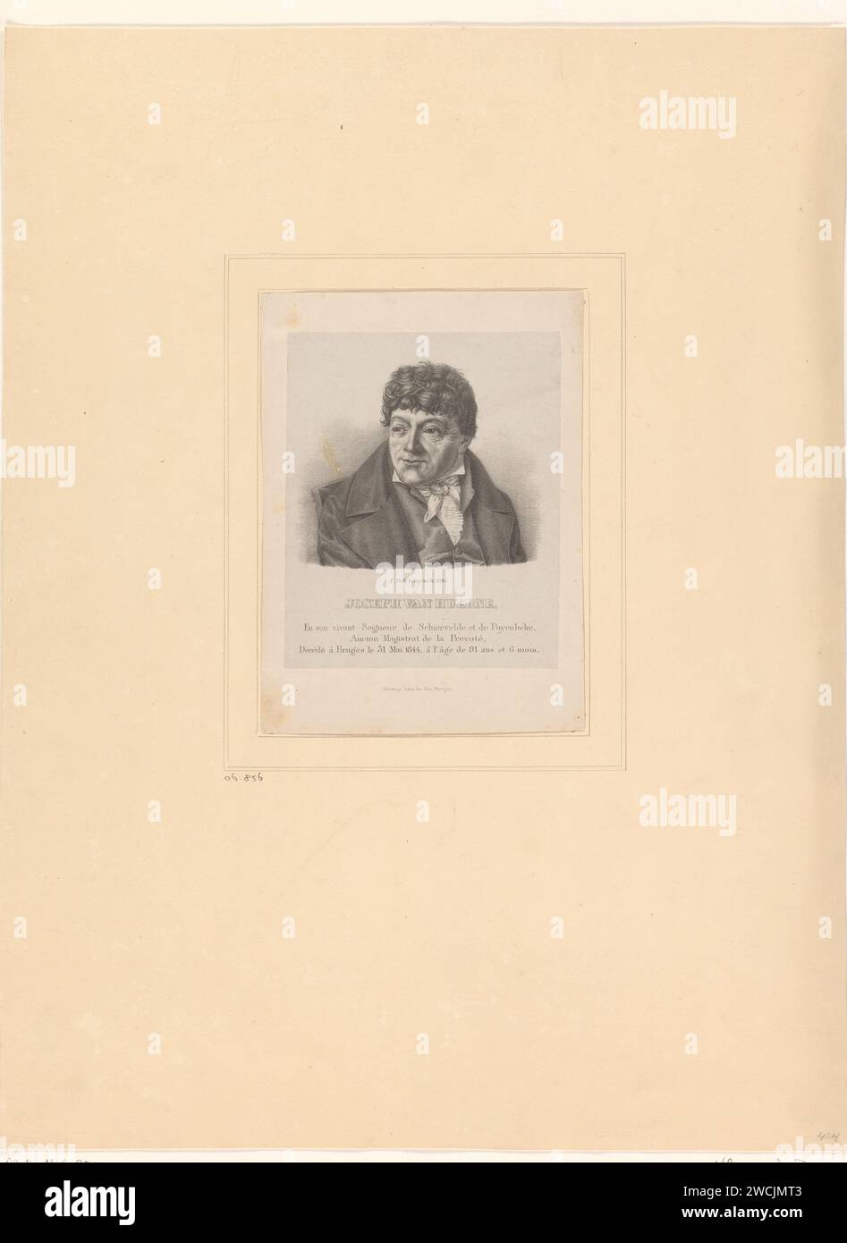 Portrated Van Joseph Van Huerne, Pieter Jan de Vlamynck, 1842 - 1850 ...