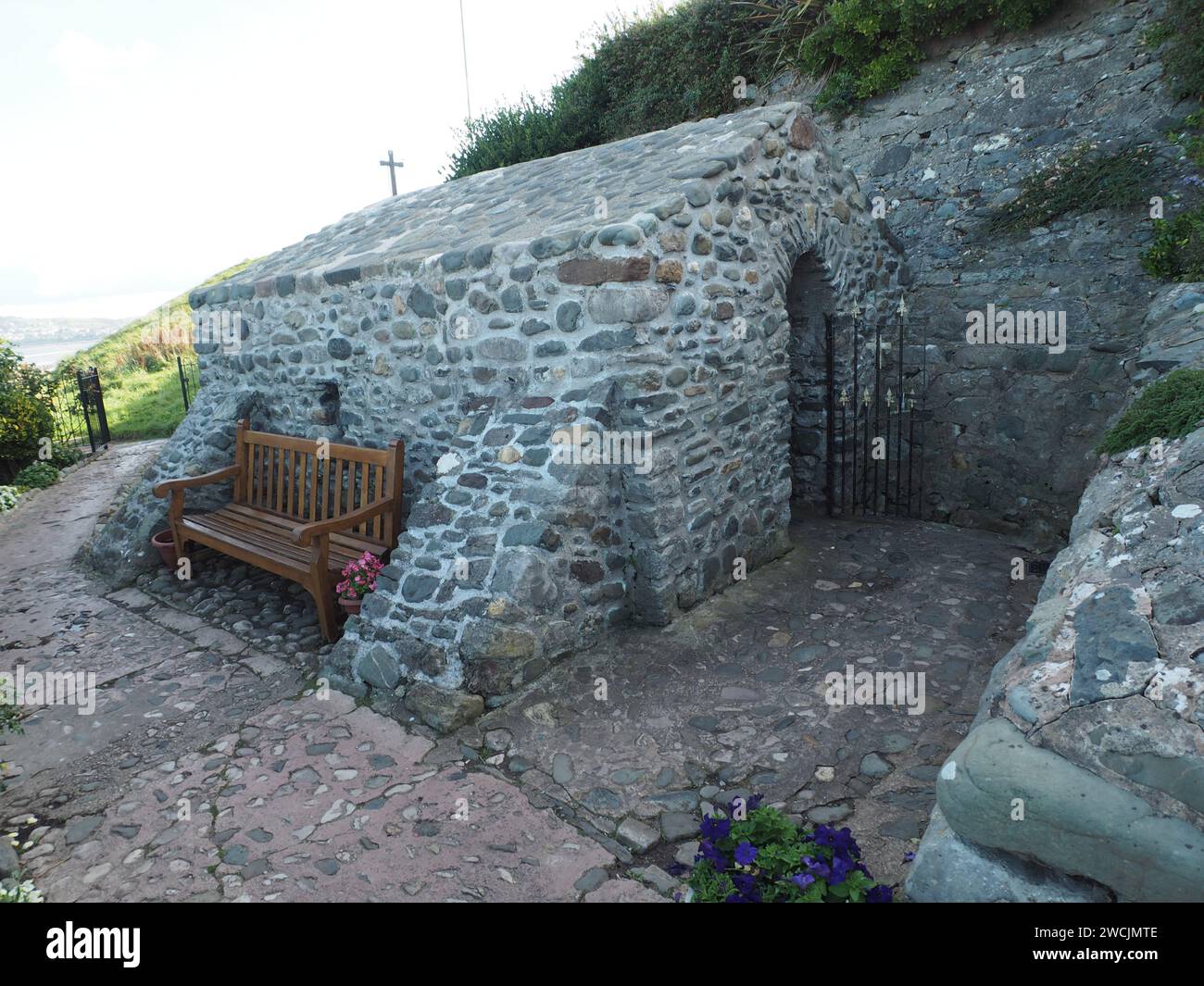 Chapel of St Trillo, Rhos on Sea, Clwyd, Wales Stock Photo - Alamy