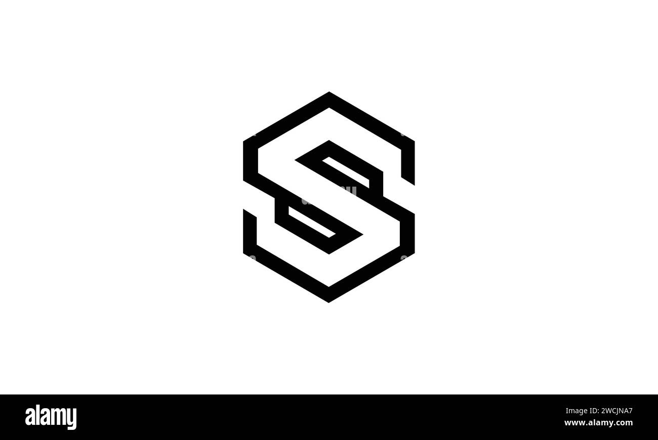 Letter s design Black and White Stock Photos & Images - Alamy