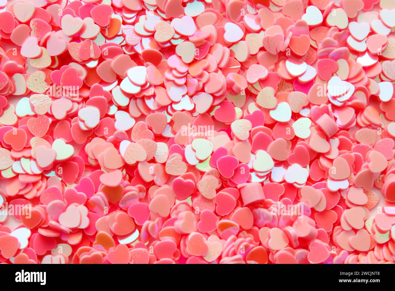 Background with small pink hearts Stock Photo - Alamy