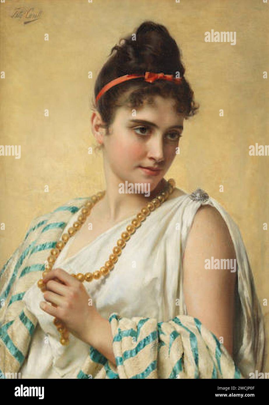 A classical beauty, by Tito Conti Stock Photo - Alamy