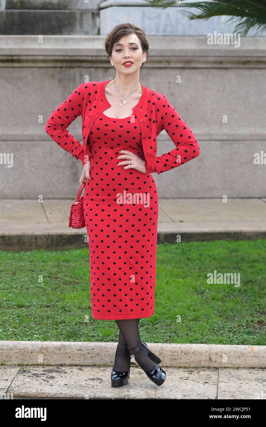 Rome, Italy. 16th Jan, 2024. Chiara Francini attends the photocall of a ...