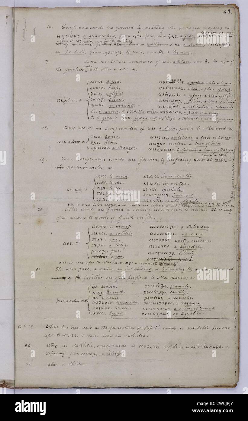 A compendious grammar of the Egyptian language as contained in the ...