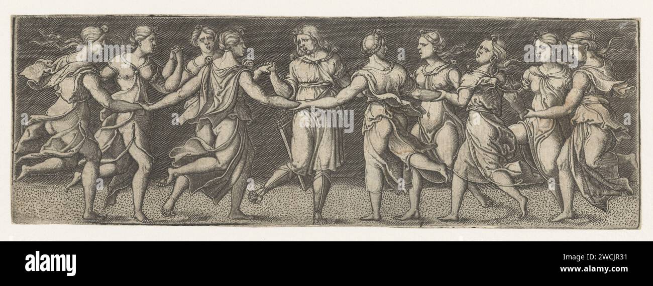 Dance of apollo with nine muses hi-res stock photography and images - Alamy