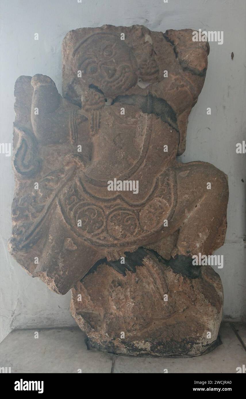 A Dancer With A Demonic Face Relief Statue 6124 Stock Photo - Alamy