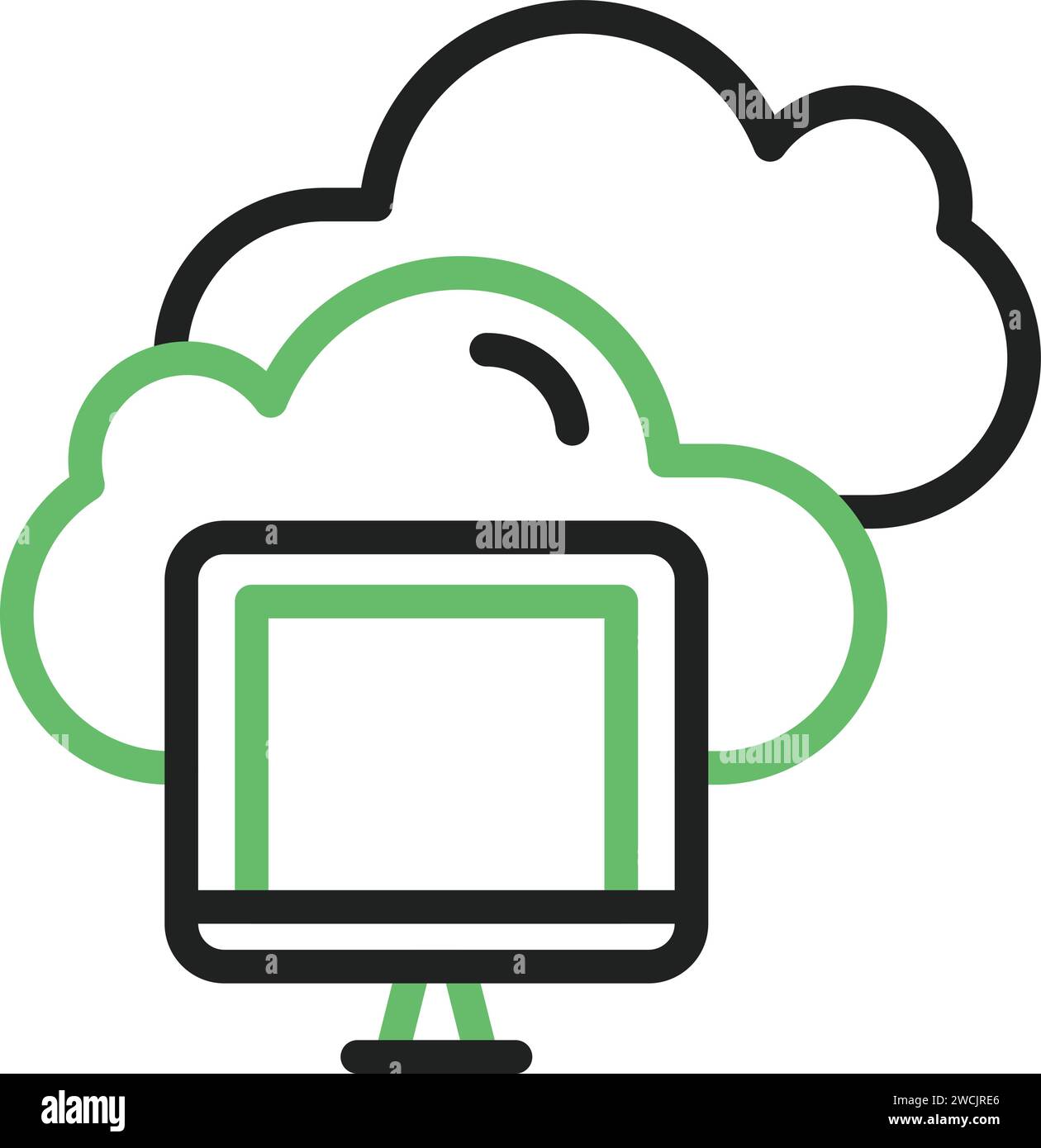 Cloud System icon vector image Stock Vector Image & Art - Alamy