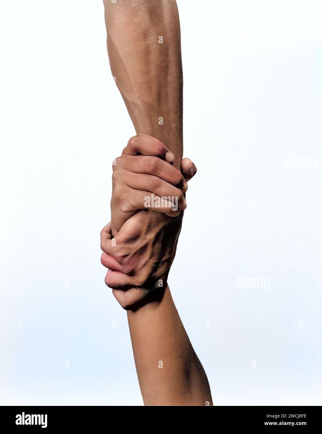 Color image of a strong handshake, symbolizing support and unity Stock ...