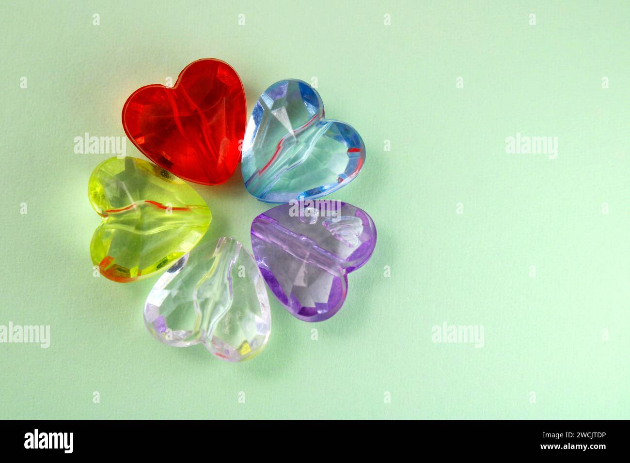 Different colored hearts hi-res stock photography and images - Alamy