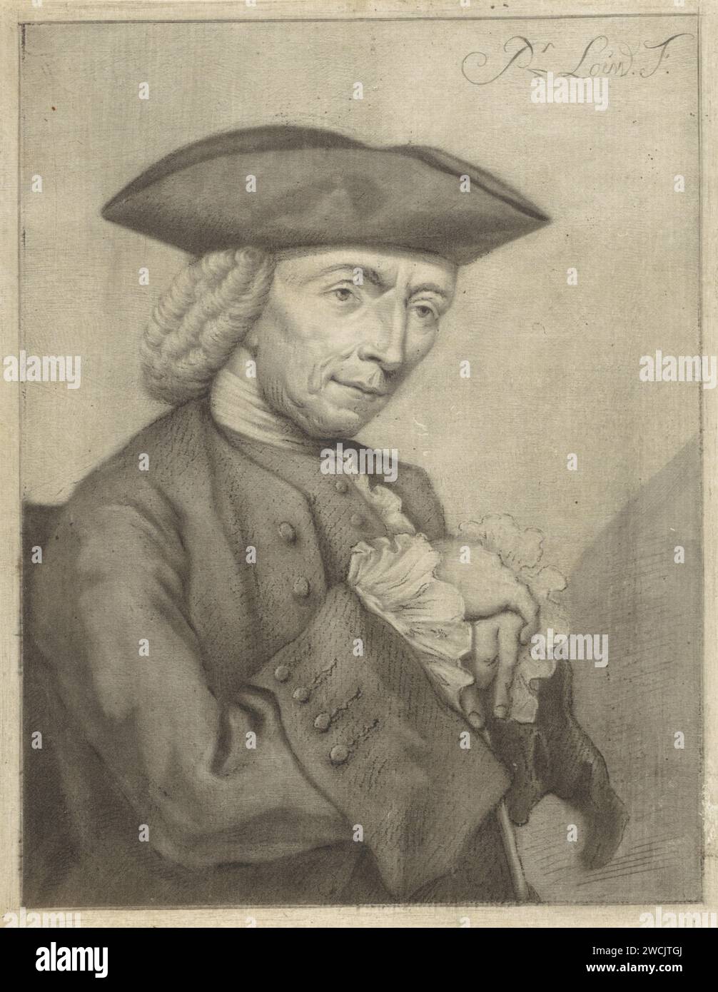 Portrait of Hendrik Spilman, Pieter Louw, 1743 - 1800 print The print ...