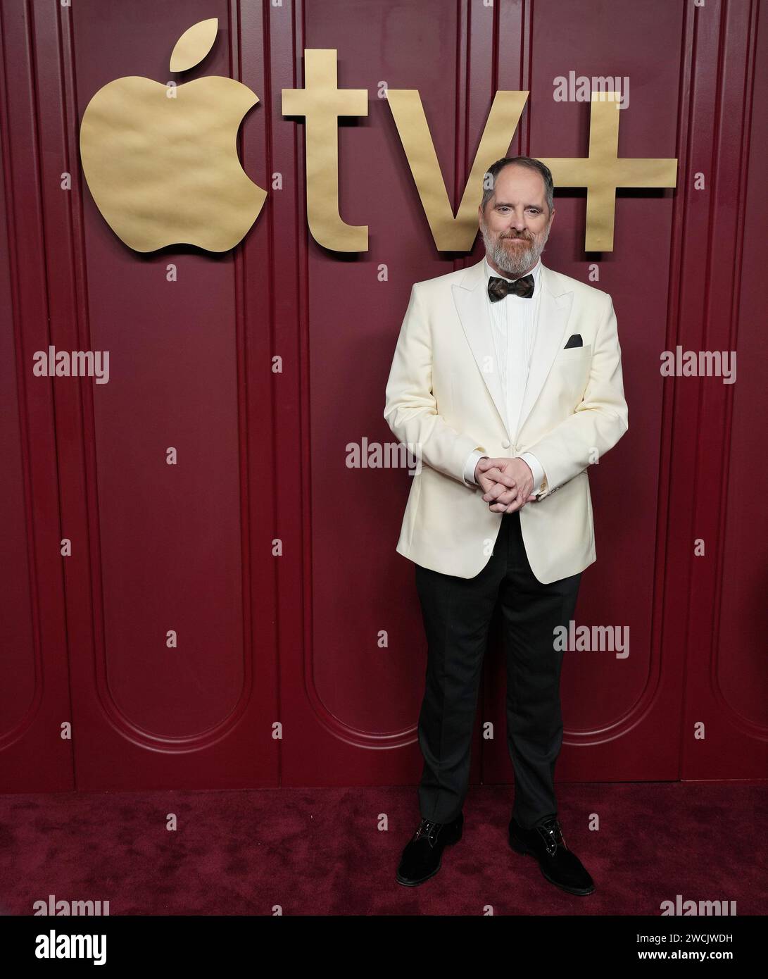 Los Angeles, USA. 15th Jan, 2024. Brendan Hunt arrives at the Apple TV ...