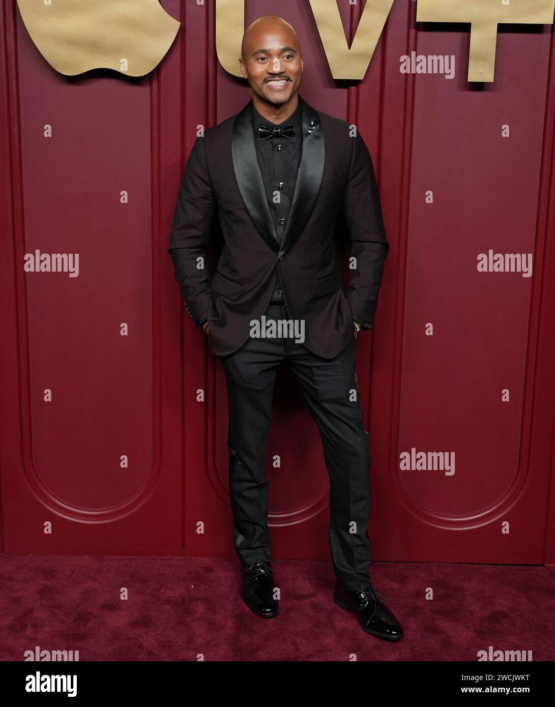 Los Angeles, USA. 15th Jan, 2024. Chuck Hayward arrives at the Apple TV ...