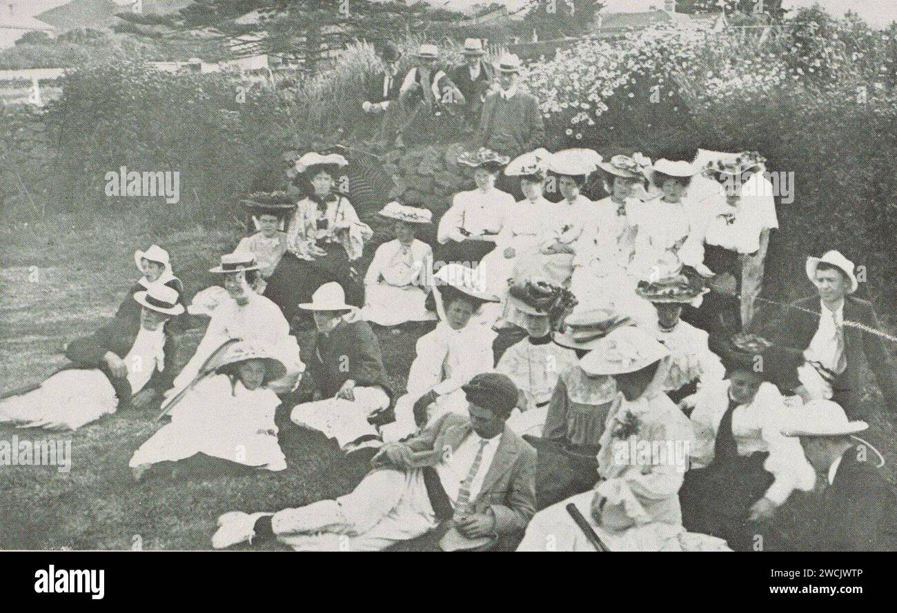 A group of ladies (1905) (cropped Stock Photo - Alamy