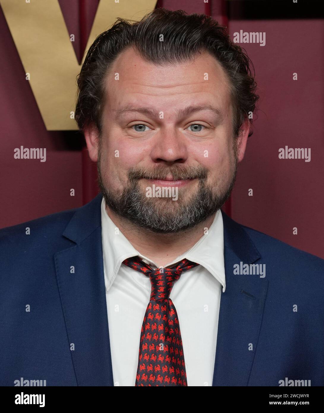 Los Angeles, USA. 15th Jan, 2024. Dan Erickson arrives at the Apple TV ...