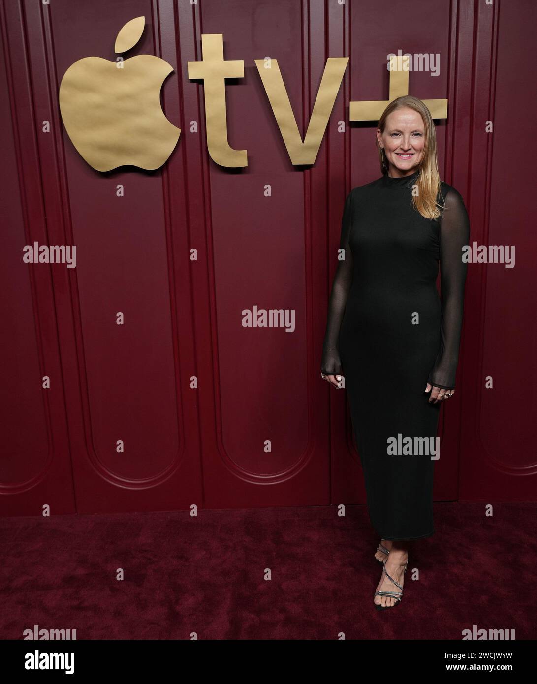 Los Angeles, USA. 15th Jan, 2024. Lindsey Springer arrives at the Apple ...