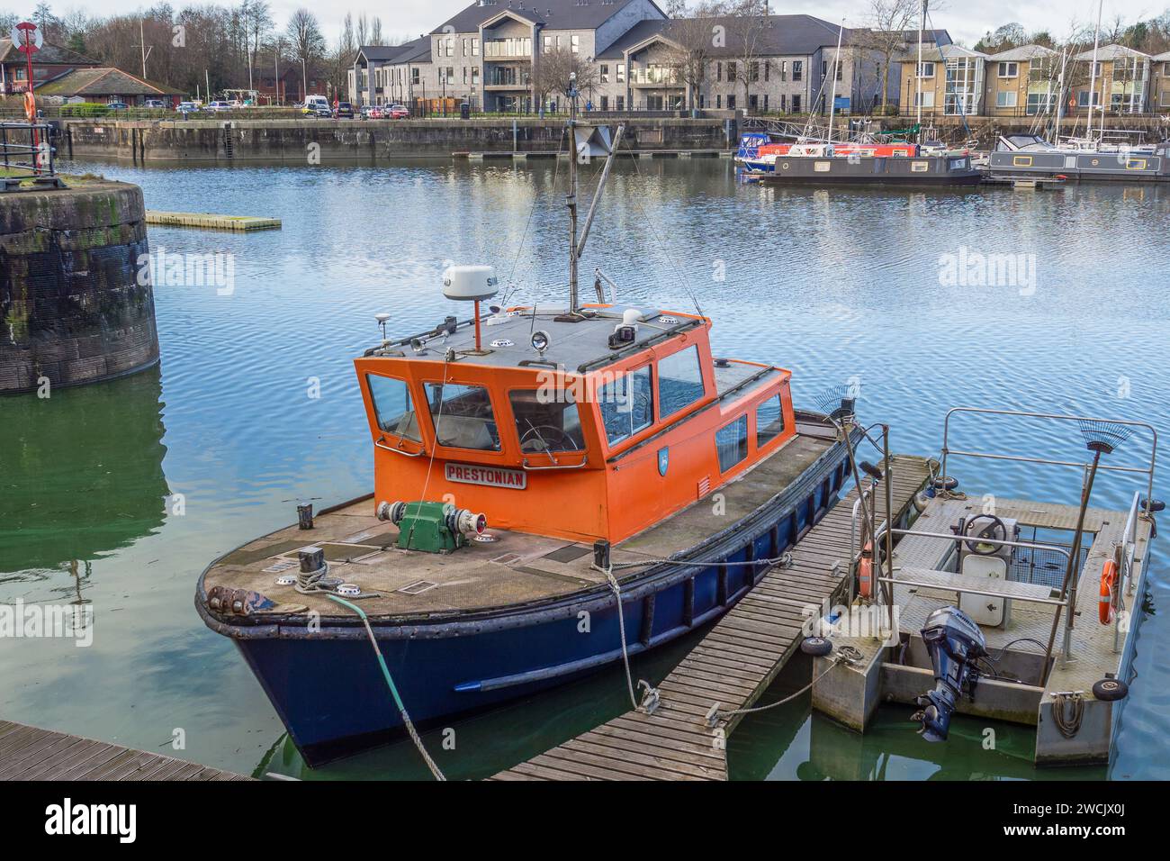 Preston dock rescue boat hi-res stock photography and images - Alamy
