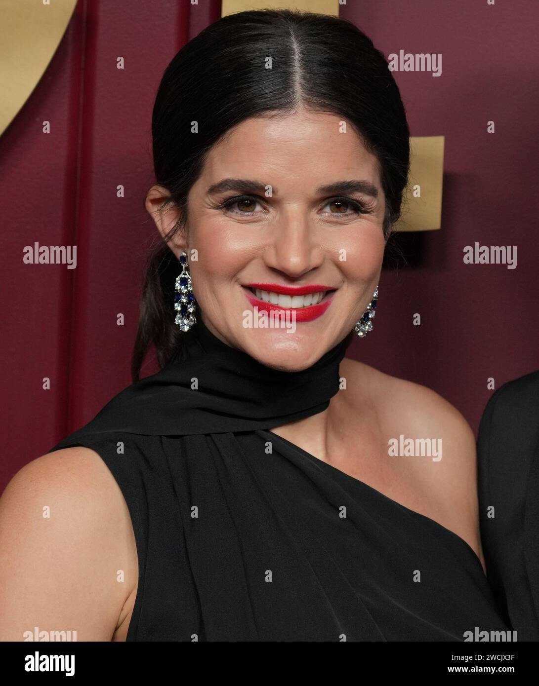 Los Angeles, USA. 15th Jan, 2024. Liza Katzer arrives at the Apple TV ...