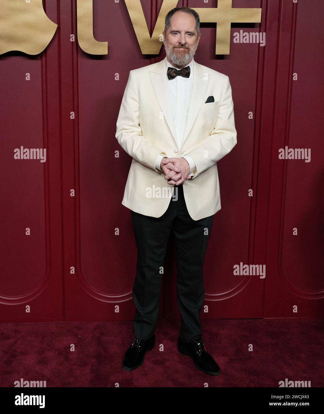 Los Angeles, USA. 15th Jan, 2024. Brendan Hunt arrives at the Apple TV ...
