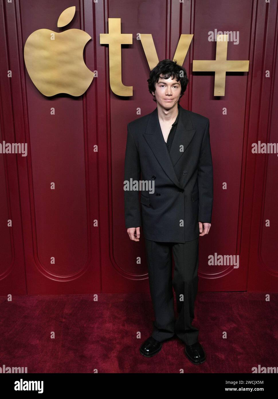 Los Angeles, USA. 15th Jan, 2024. Scot Wade Cain arrives at the Apple ...