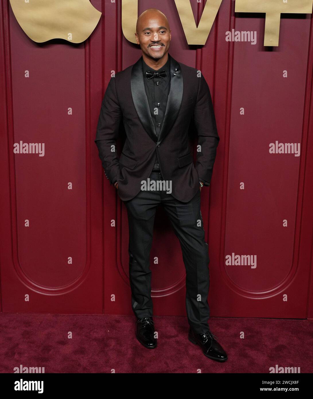 Los Angeles, USA. 15th Jan, 2024. Chuck Hayward arrives at the Apple TV ...