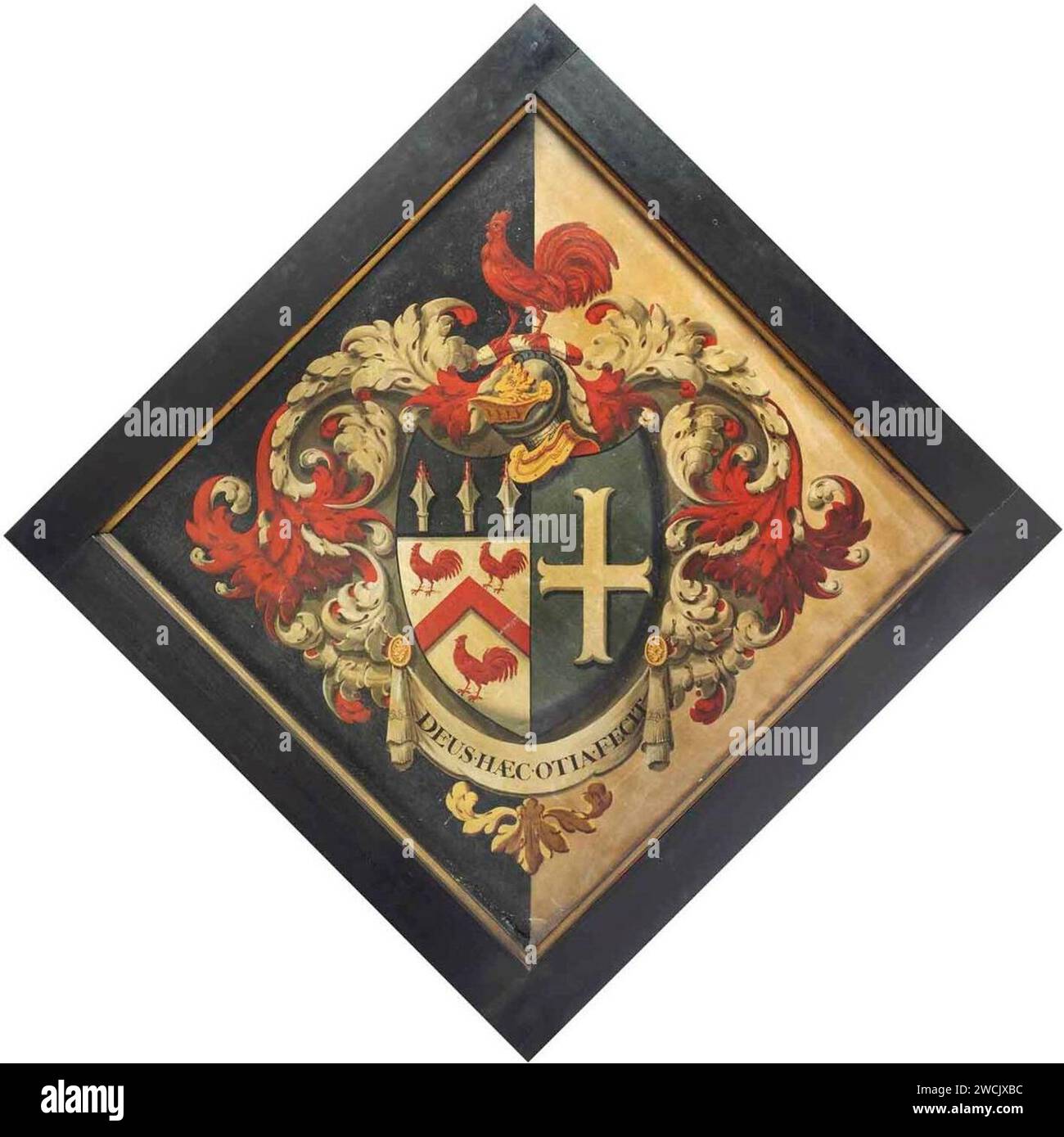 A hatchment with the arms of John Williams, Esq., of Boons (d. 1831 ...
