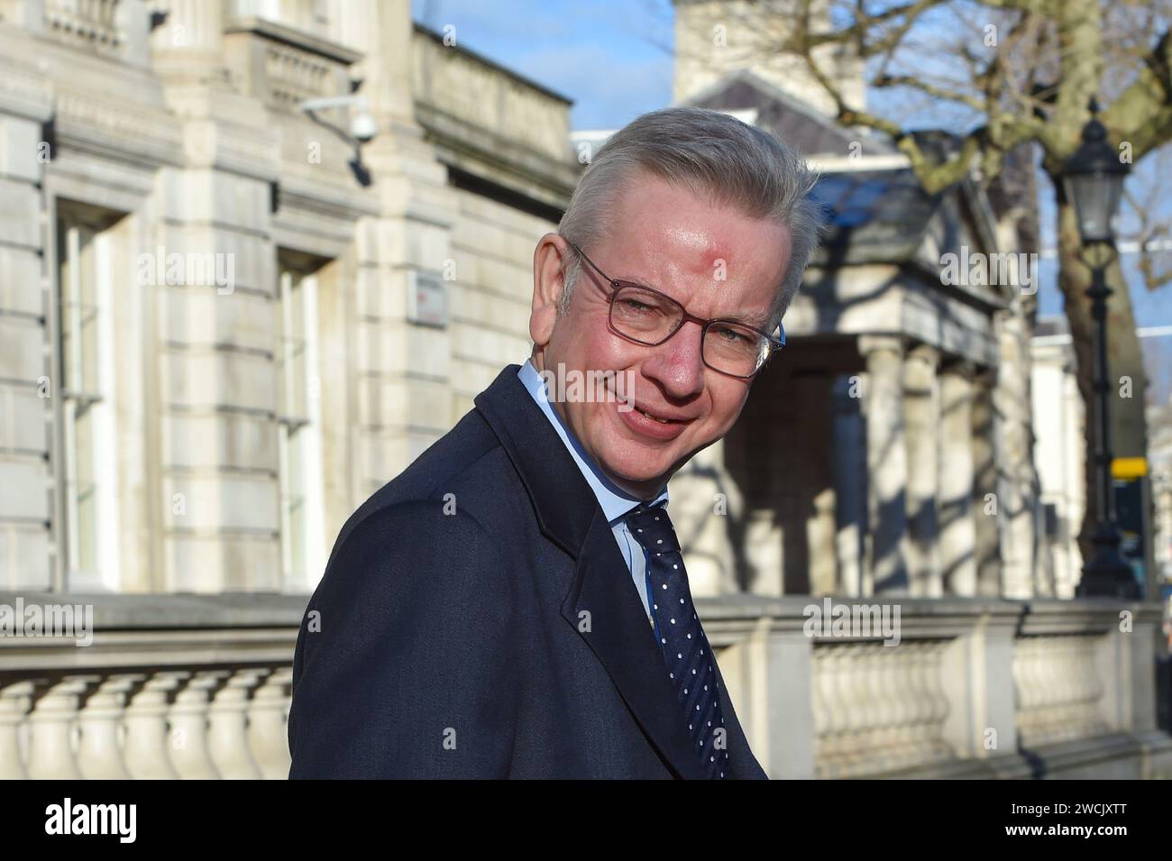 London, England, UK. 16th Jan, 2024. MICHAEL GOVE, Secretary of State ...