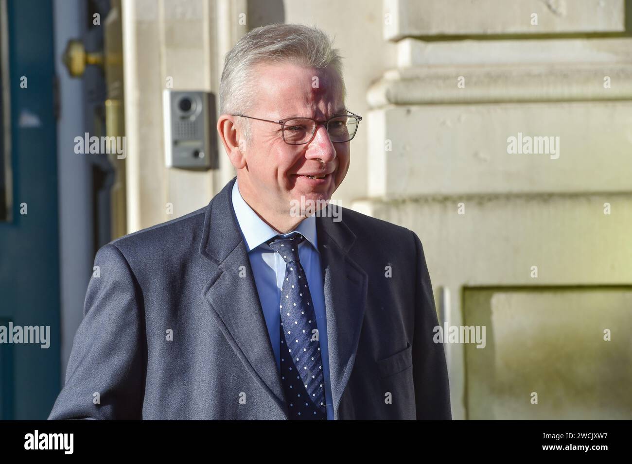 London, England, UK. 16th Jan, 2024. MICHAEL GOVE, Secretary of State ...