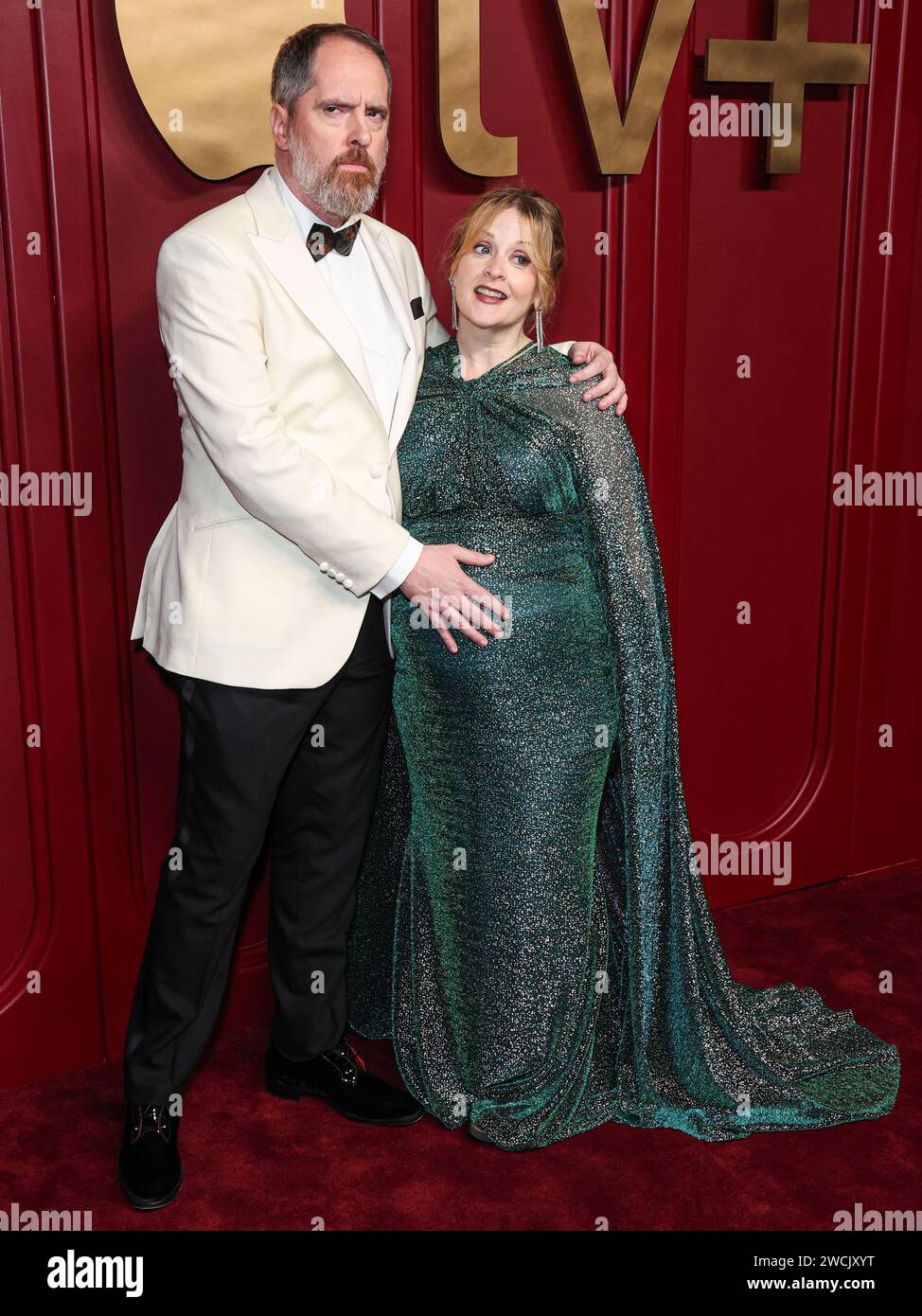 HOLLYWOOD, LOS ANGELES, CALIFORNIA, USA - JANUARY 15: Brendan Hunt and ...