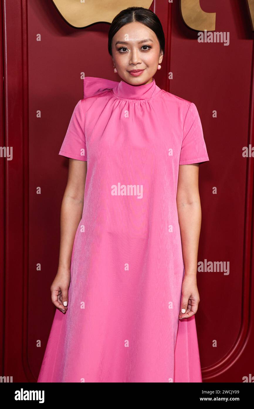 HOLLYWOOD, LOS ANGELES, CALIFORNIA, USA - JANUARY 15: Cynthy Wu arrives ...